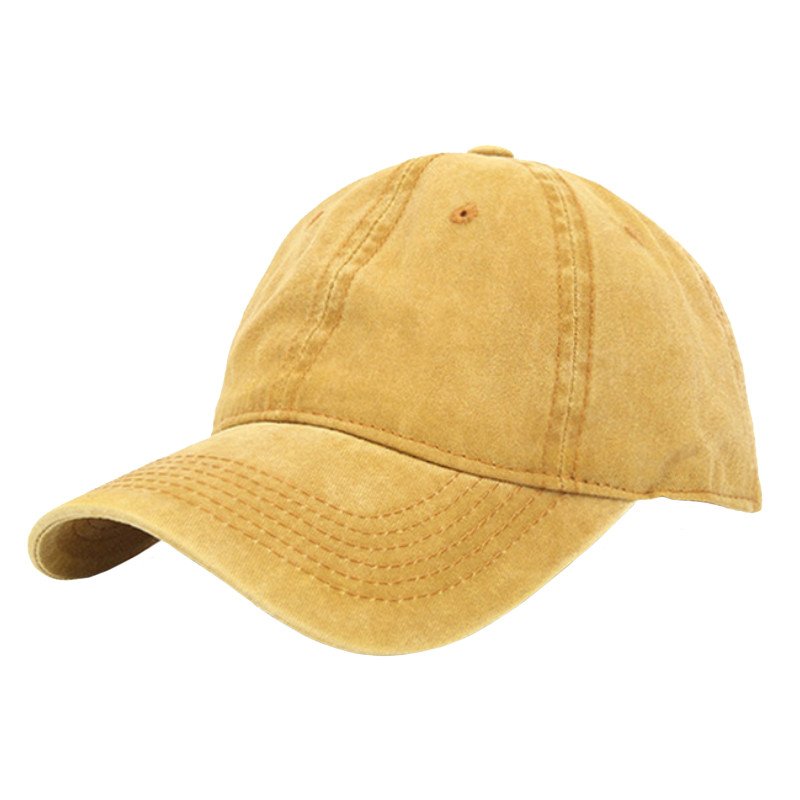 LGT JWLS Effen Baseball Cap met Faded Look - Geel